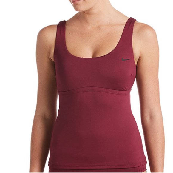 Nike | Swim | Nike Tankini Villain Red Swimsuit Top Size M | Poshmark